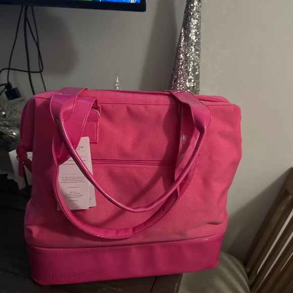 BEIS | Bags | Mini Weekender Barbie Pink Bag | Poshmark